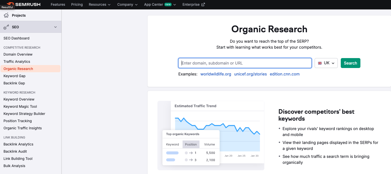 How to Conduct SEO Competitor Analysis Using Semrush